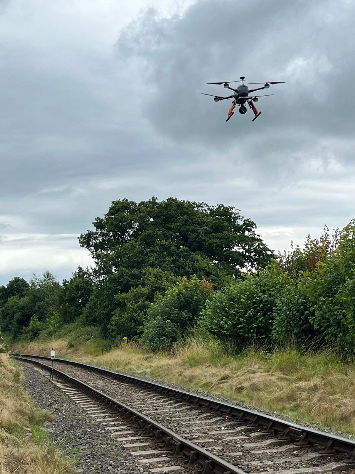 Network Rail Tests Revolutionary Drone Technology for Enhanced Track ...