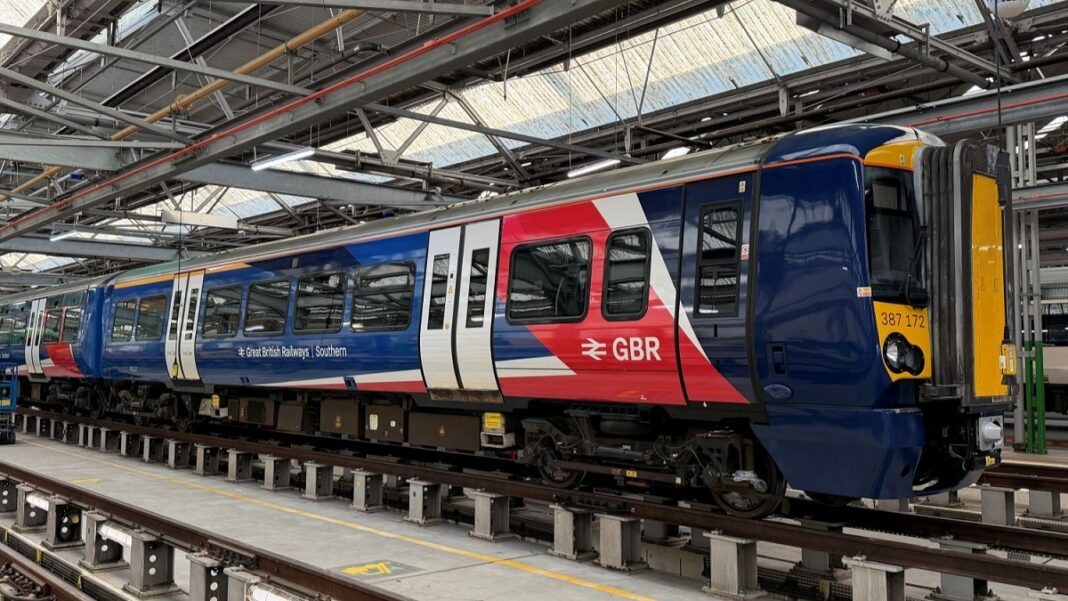 First Great British Railways-branded train unveiled as public ownership ...